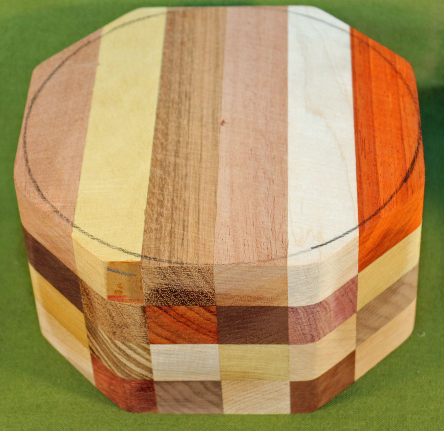 Eclectic Segmented 6 inch Bowl Turning Blank