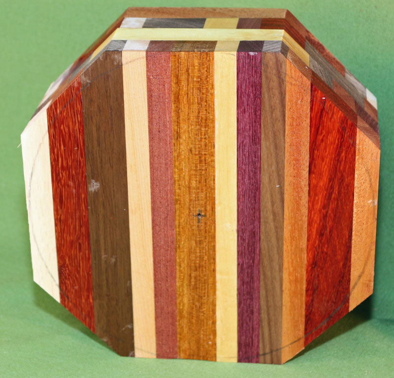 Large Eclectic Segmented Bowl Turning Blank