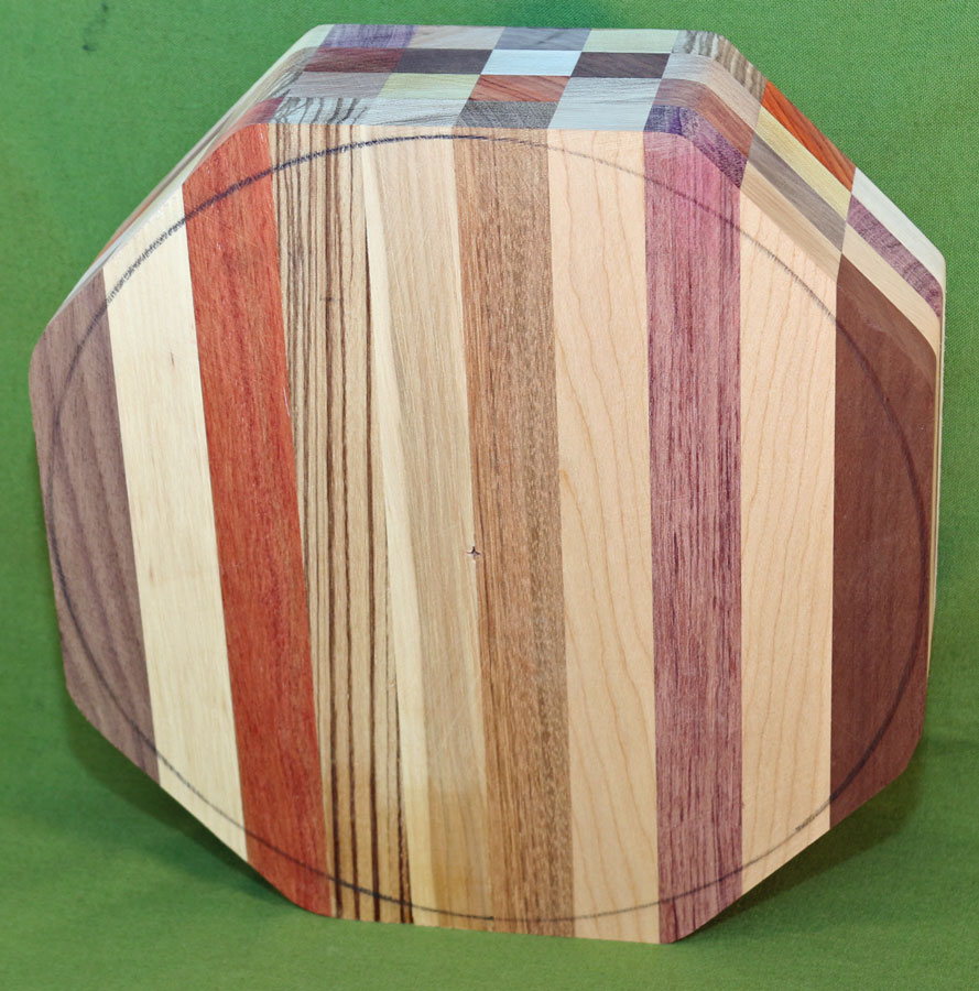 Extra Large Eclectic Segmented Bowl Turning Blank